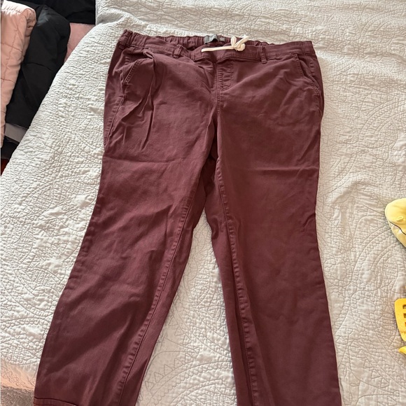 torrid | Pants & Jumpsuits | Torrid Burgundy Pants With Drawstring ...